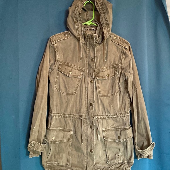 Talula | Jackets & Coats | Talula Aritzia Military Green Trooper Anorak ...